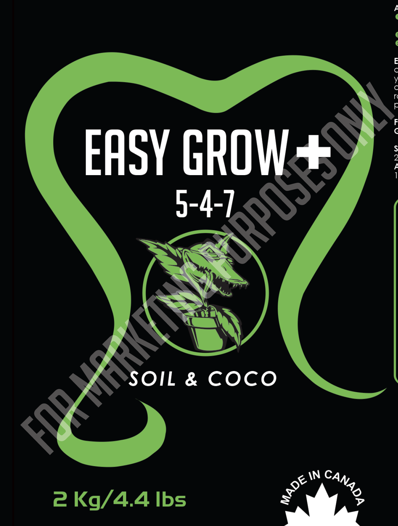 Easy Grow Plus - QualiCan QAP Services Inc.