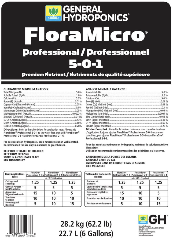 FloraMicro Professional - QualiCan QAP Services Inc.