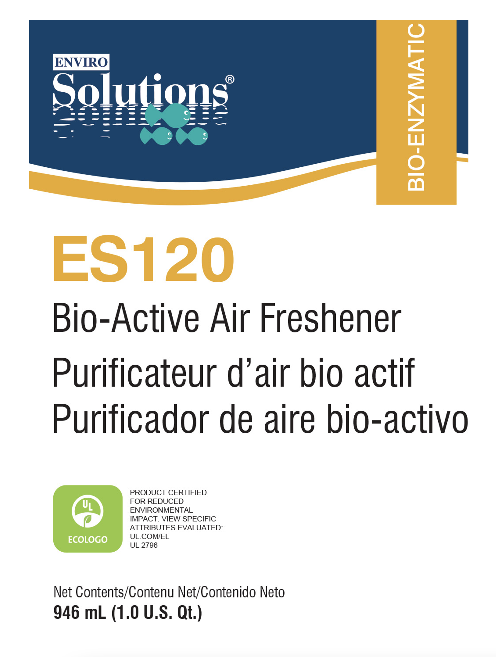 ES120 Bio-Active Air Freshener - QualiCan QAP Services Inc.