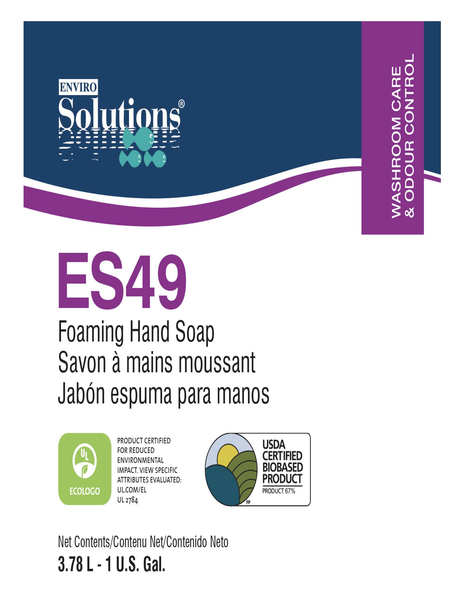 ES49 Foaming Hand Soap - QualiCan QAP Services Inc.