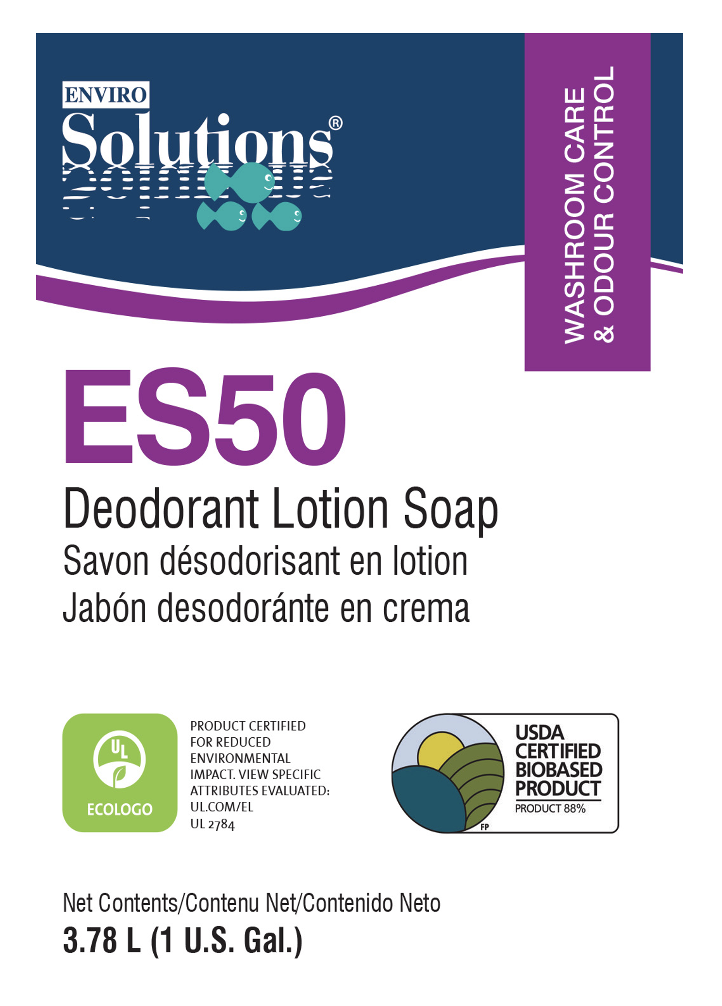 ES50 Deodorant Lotion Soap - QualiCan QAP Services Inc.