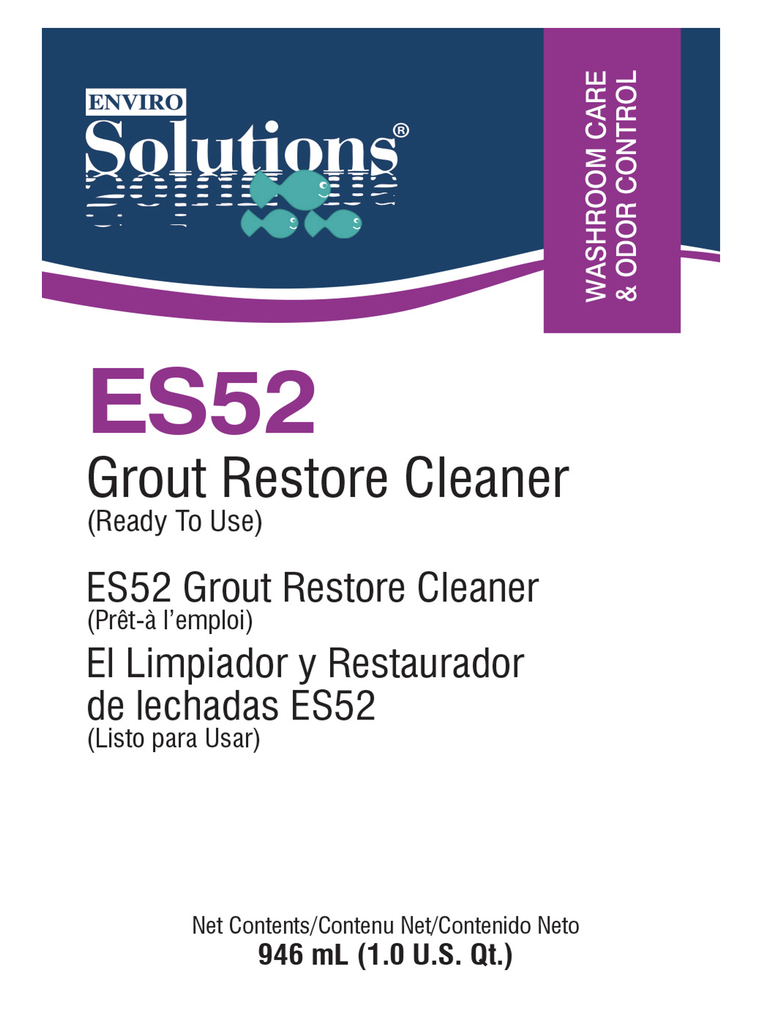 ES52 Grout Restore Cleaner - QualiCan QAP Services Inc.