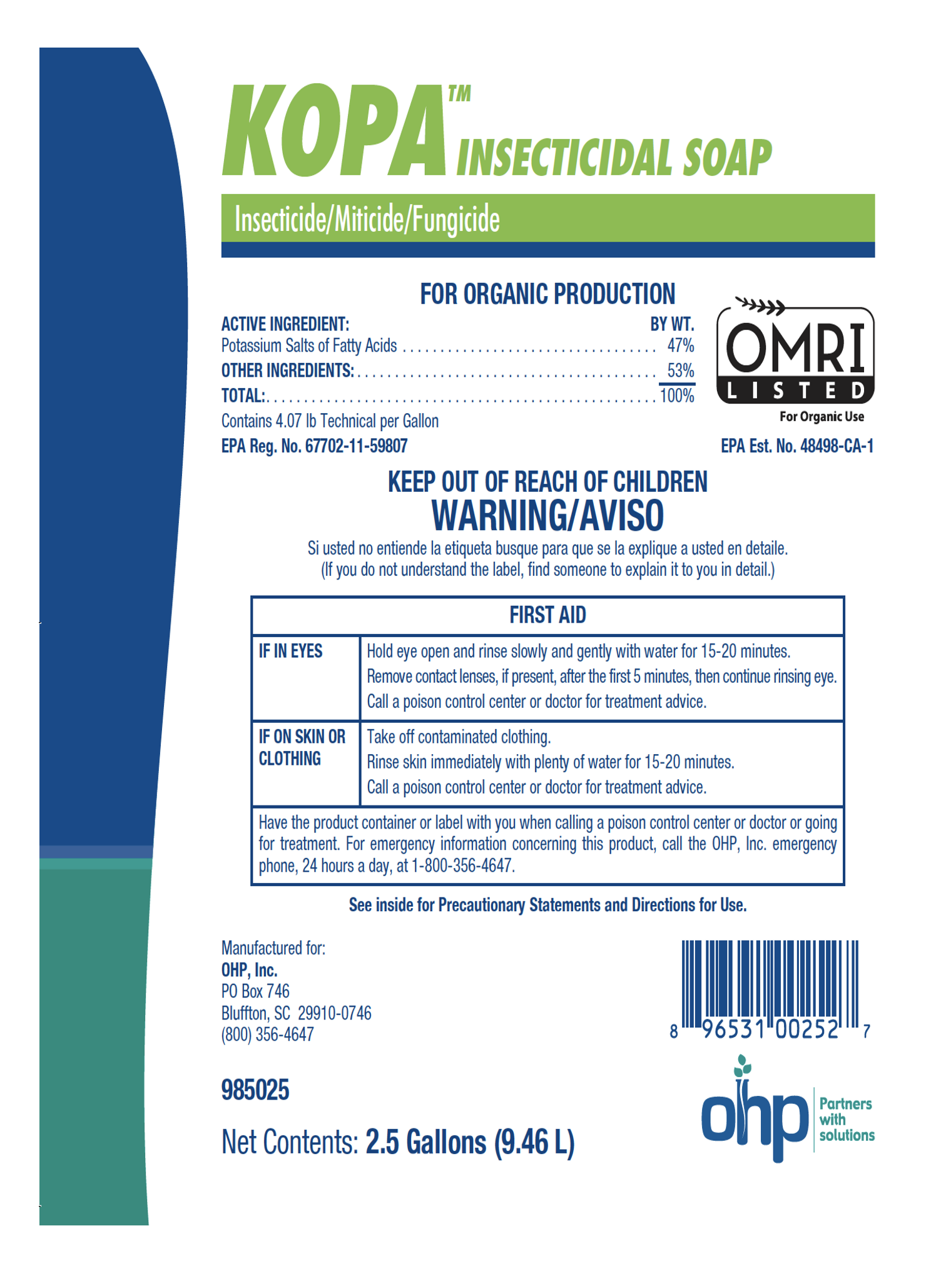 KOPA Insecticidal Soap - QualiCan QAP Services Inc.