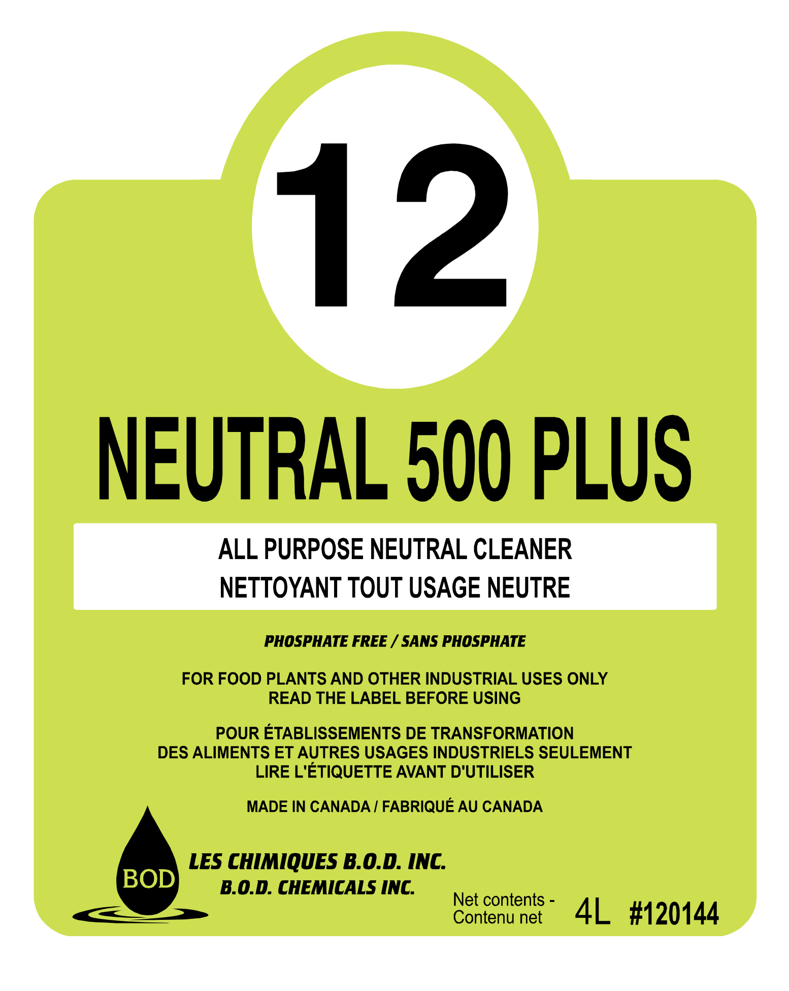 NEUTRAL 500 PLUS - QualiCan QAP Services Inc.