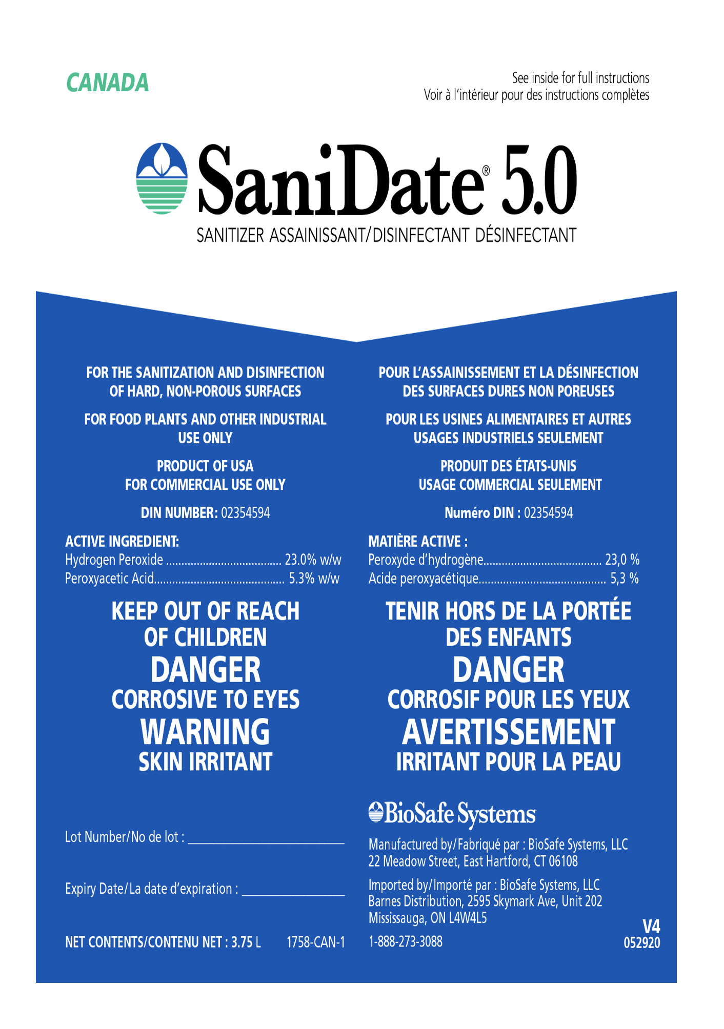 SaniDate 5.0 - QualiCan QAP Services Inc.