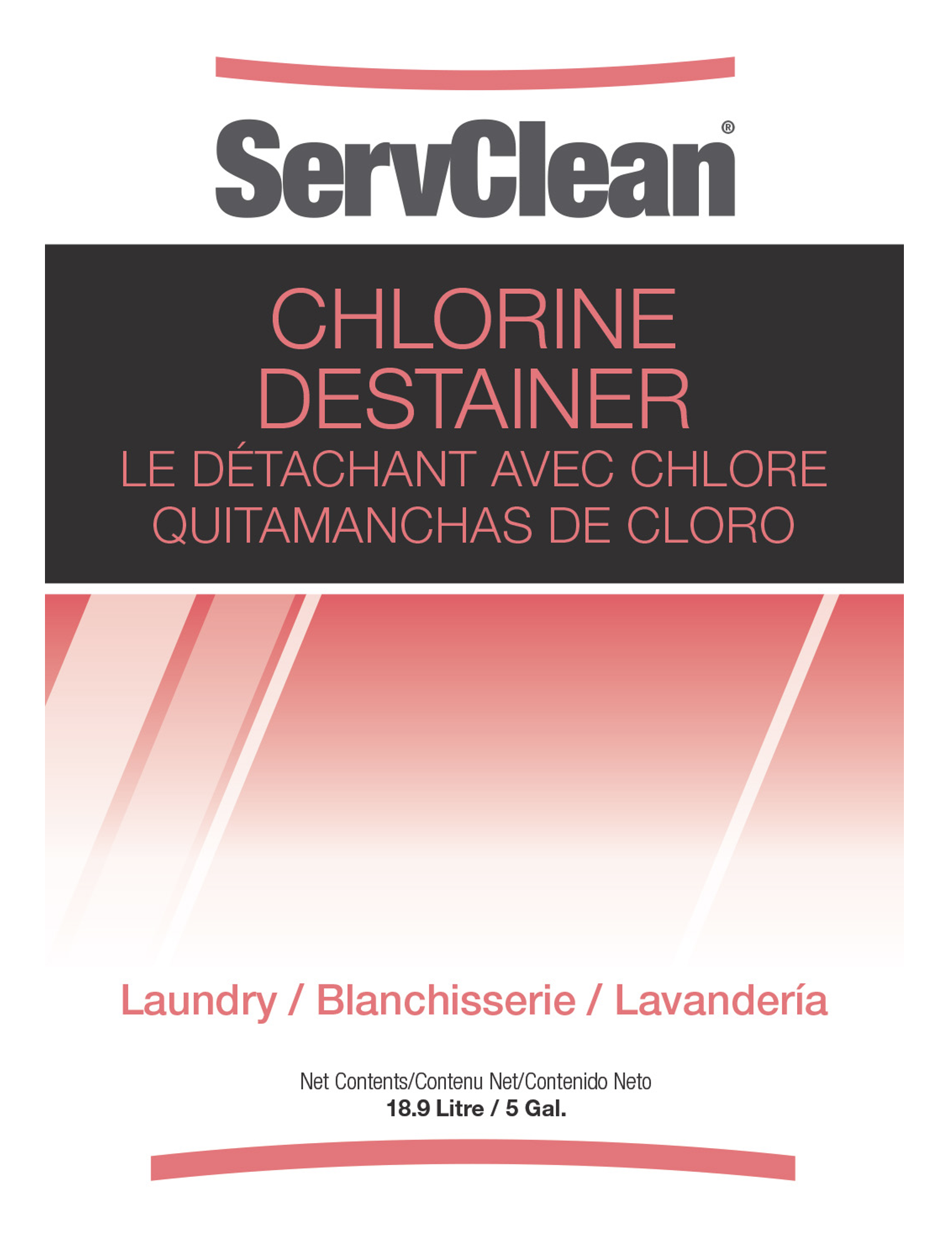 ServClean® Chlorine Destainer - QualiCan QAP Services Inc.