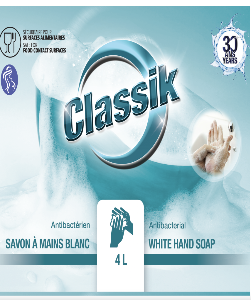 Classik White Hand Soap - QualiCan QAP Services Inc.